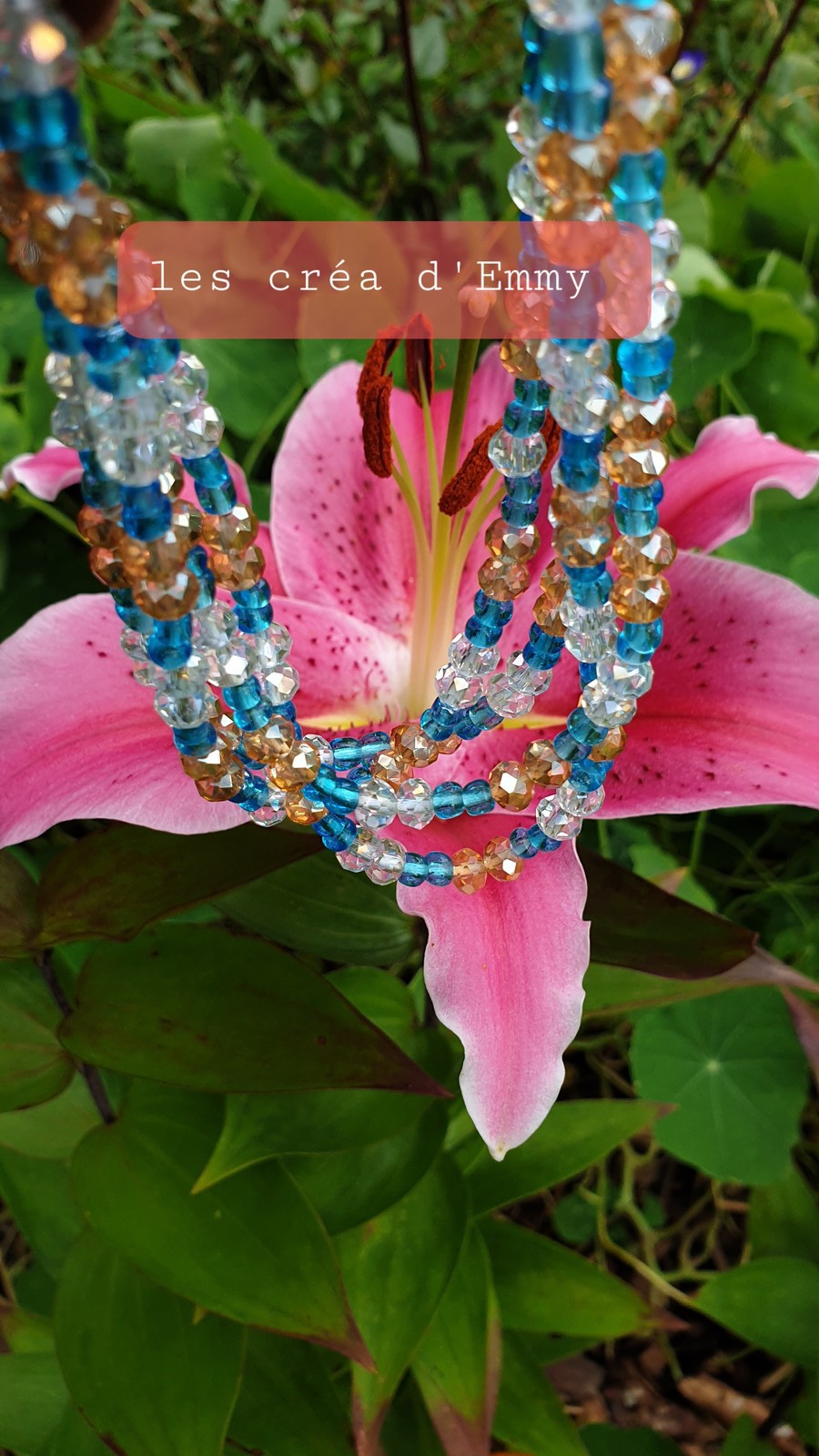 Baya model Akosombo Blue by lescreademmy - Waist chain , bine-bine - ANKA