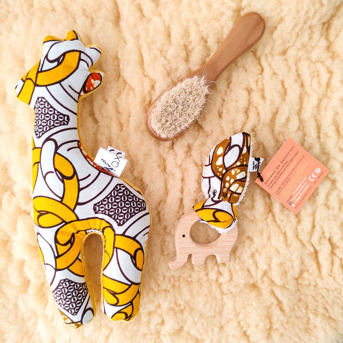 Yellow ring duo birth box by waxydou - Plush Toys - ANKA