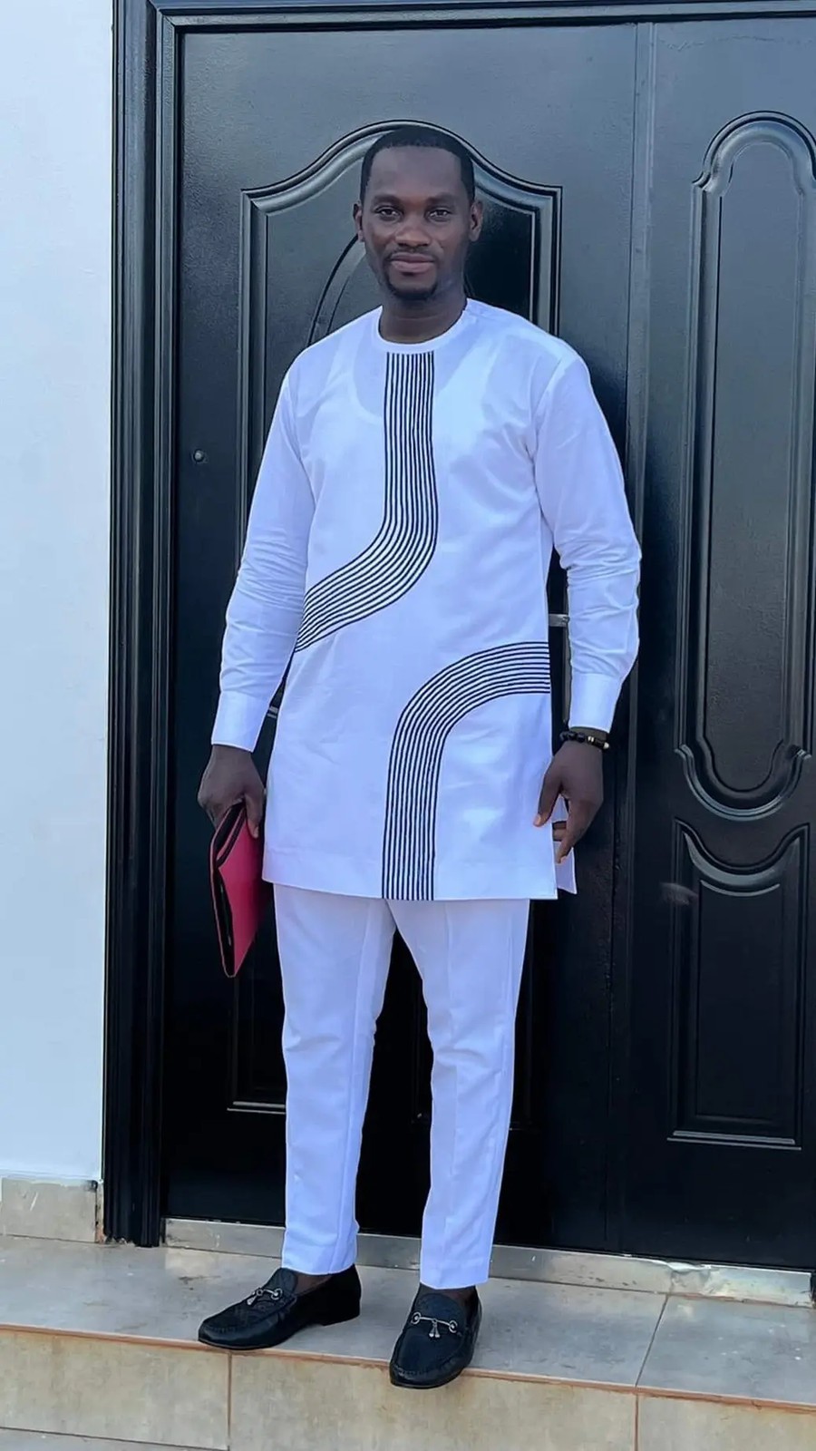 Men African Clothing/ Men African Suit/ Men Dashiki/ Senator/ Boubou/ A ...