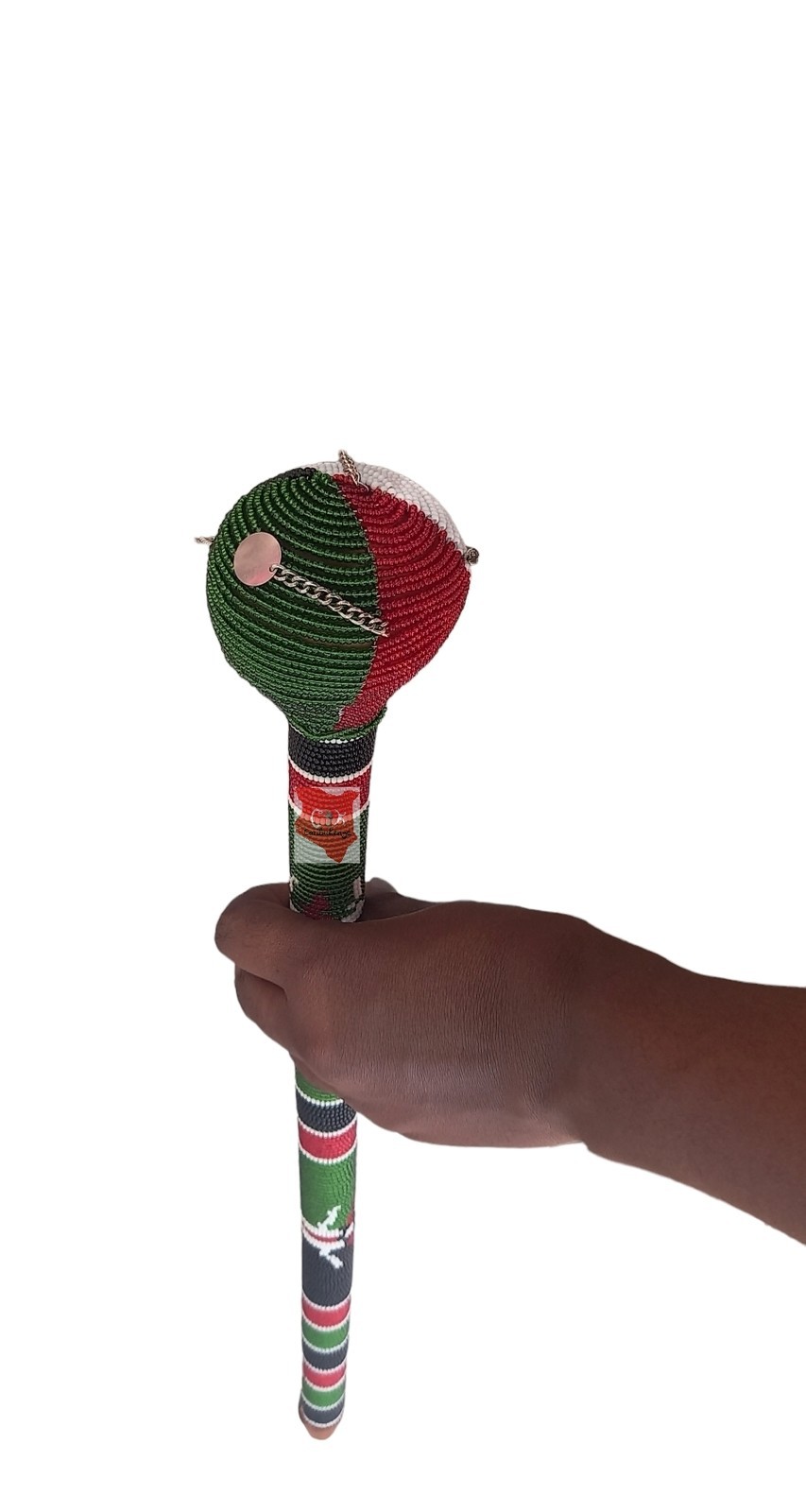 Kenyan Talking Stick,Traditional Kenyan Flag Men Rungu,Maasai Rungu,Mas ...