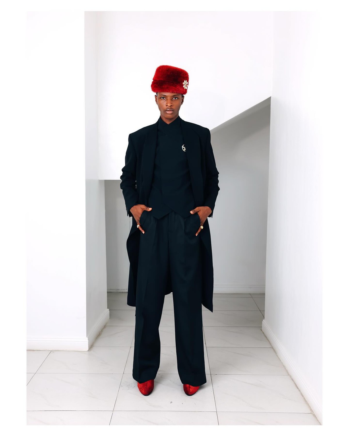 The Black “Mafo” Suit by dejiandkola - Men's Suits - ANKA