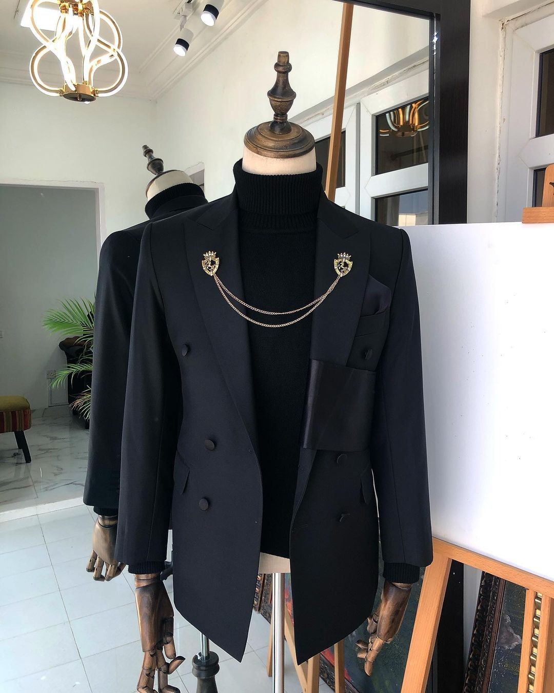 A reloaded “oranmiyan” black double breasted suit. by dejiandkola - Men ...